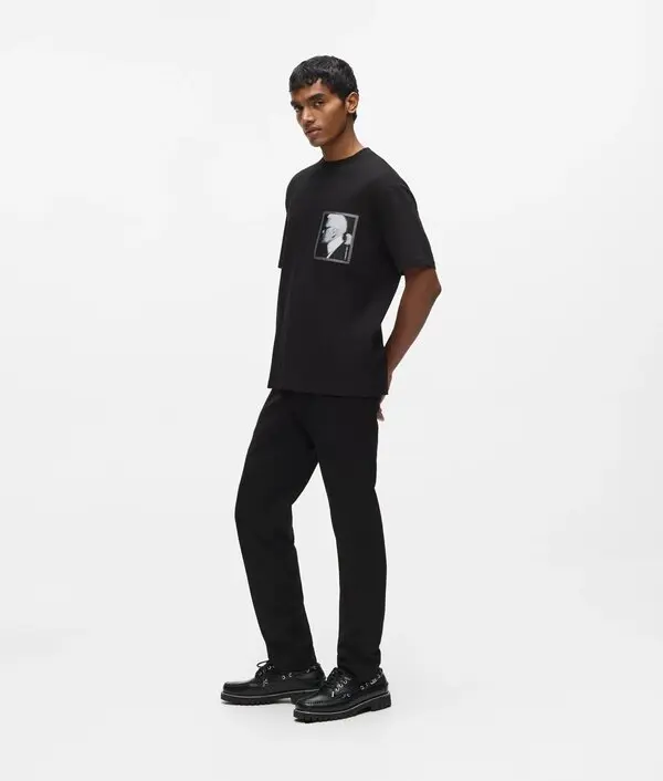 Karl Lagerfeld Relaxed-fit Karl Portrait T-shirt