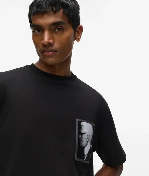 Karl Lagerfeld Relaxed-fit Karl Portrait T-shirt