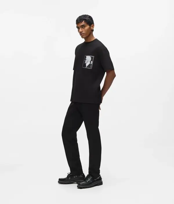 Karl Lagerfeld Relaxed-fit Karl Portrait T-shirt