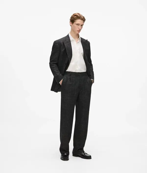 Karl Lagerfeld Double-pleated Suit Pants