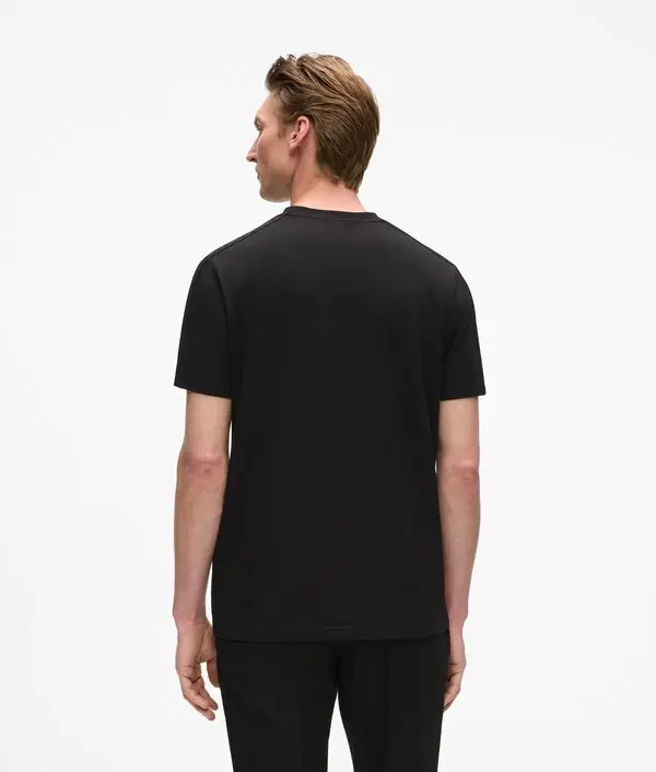 Karl Lagerfeld Monogram Sleeve Detail T-shirt
