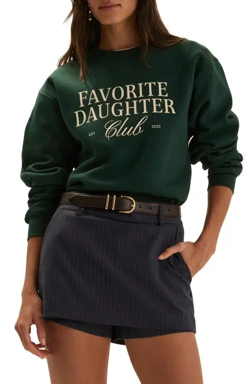 FAVORITE DAUGHTER Club Graphic Sweatshirt