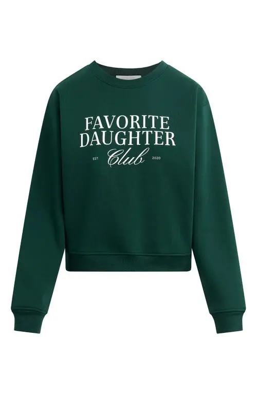 FAVORITE DAUGHTER Club Graphic Sweatshirt