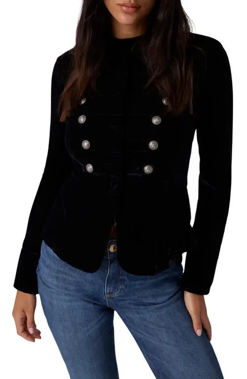 Guess Elena Velvet Band Jacket