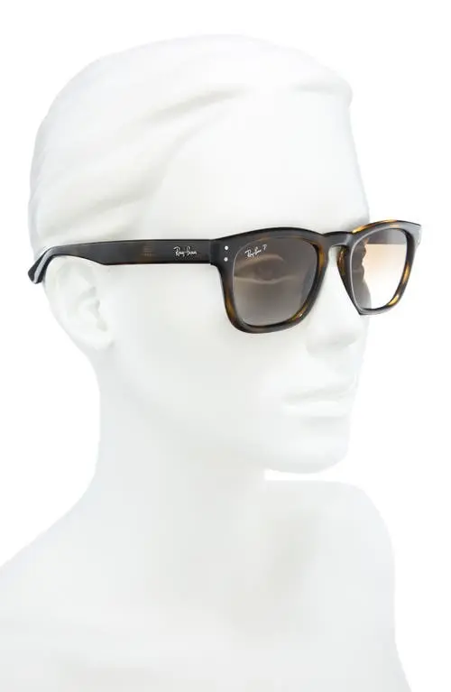 Ray-ban 52mm Polarized Square Sunglasses