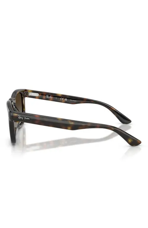 Ray-ban 52mm Polarized Square Sunglasses