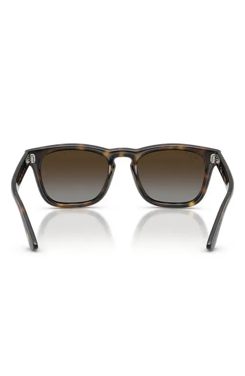 Ray-ban 52mm Polarized Square Sunglasses
