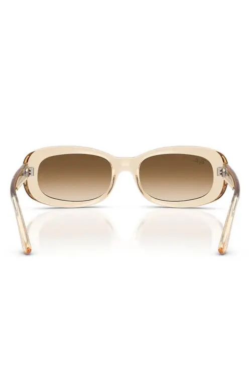 Ray-ban The Ritual 56mm Gradient Oval Sunglasses