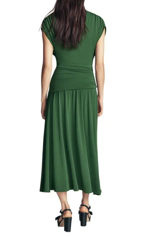 Boden Drape Jersey Crepe Maxi Dress