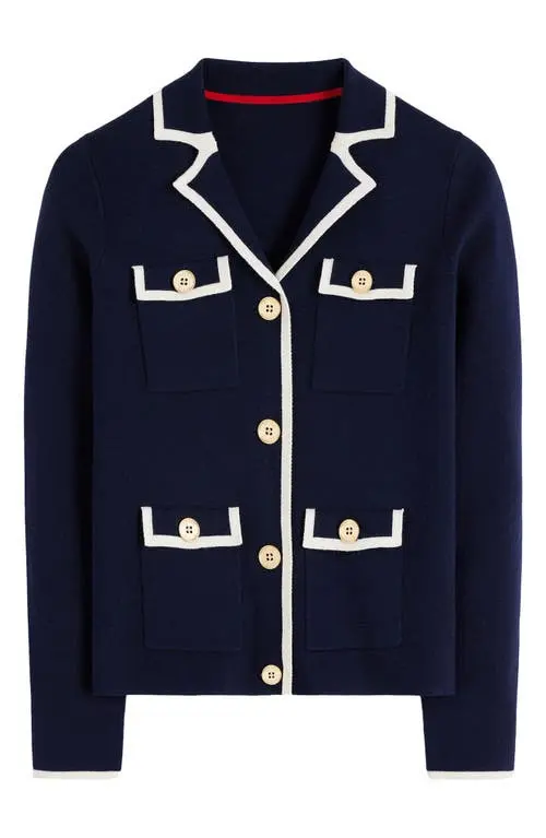 Boden Phoebe Collared Cardigan