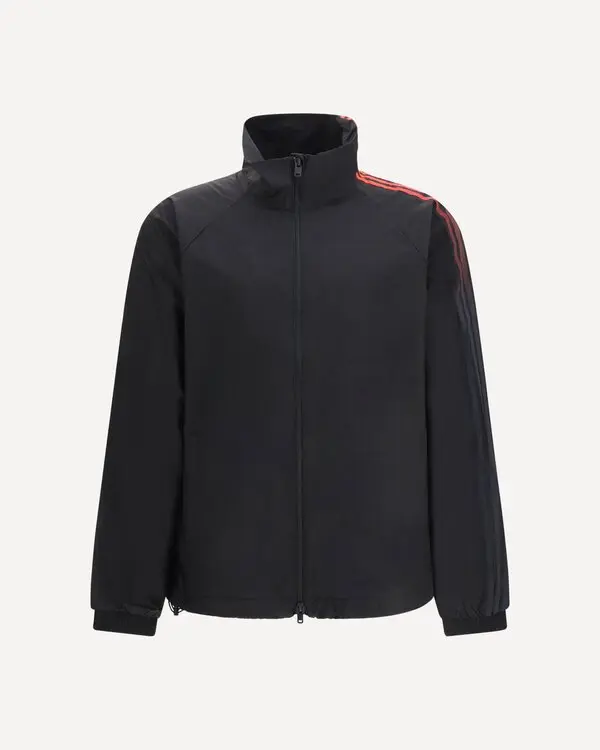 Y3 Nylon 3-tripe Gradient Weathirt - Black