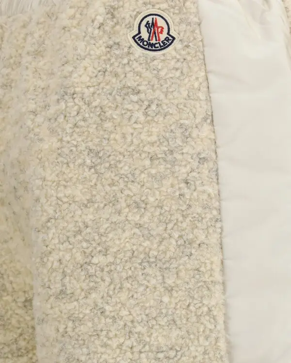 Moncler Teddy-effect Feece Sweatpants Femae - Beige