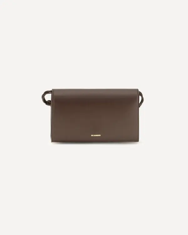JIL SANDER Tangle Wallet With Shoulder Strap