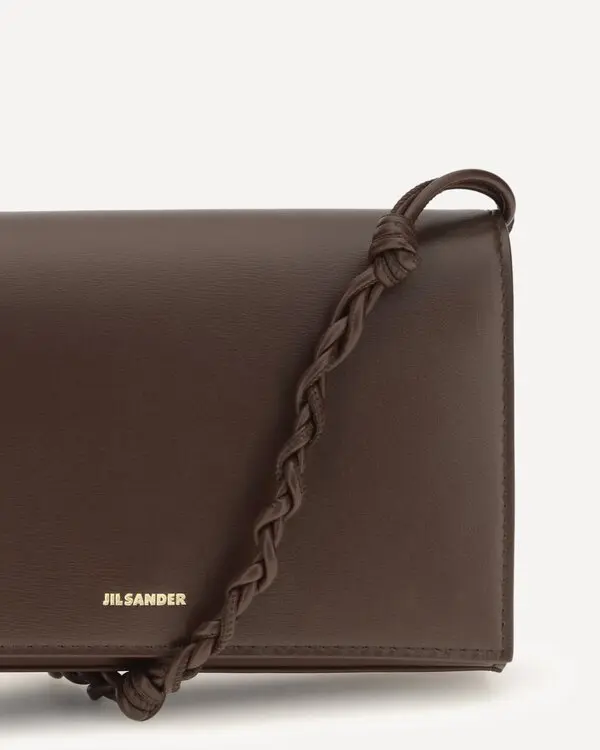 JIL SANDER Tangle Wallet With Shoulder Strap