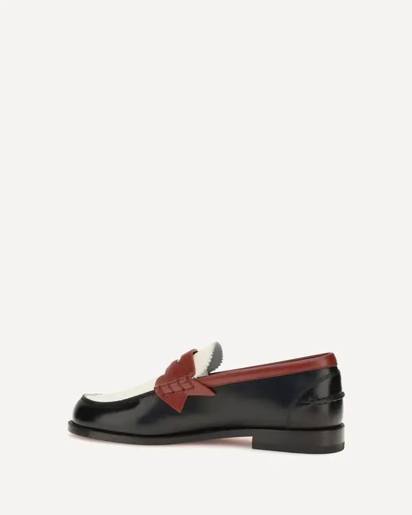 CHRISTIAN LOUBOUTIN Plato Leather Loafers - Black