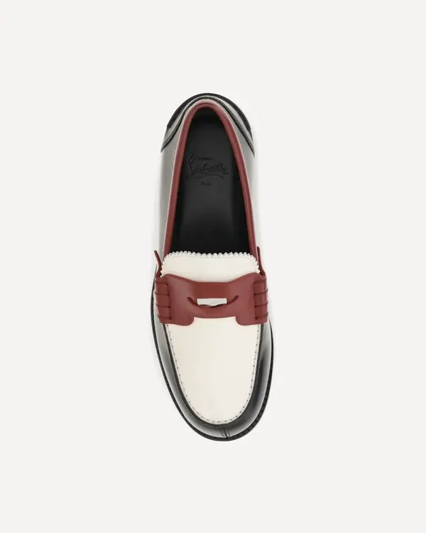 CHRISTIAN LOUBOUTIN Plato Leather Loafers - Black