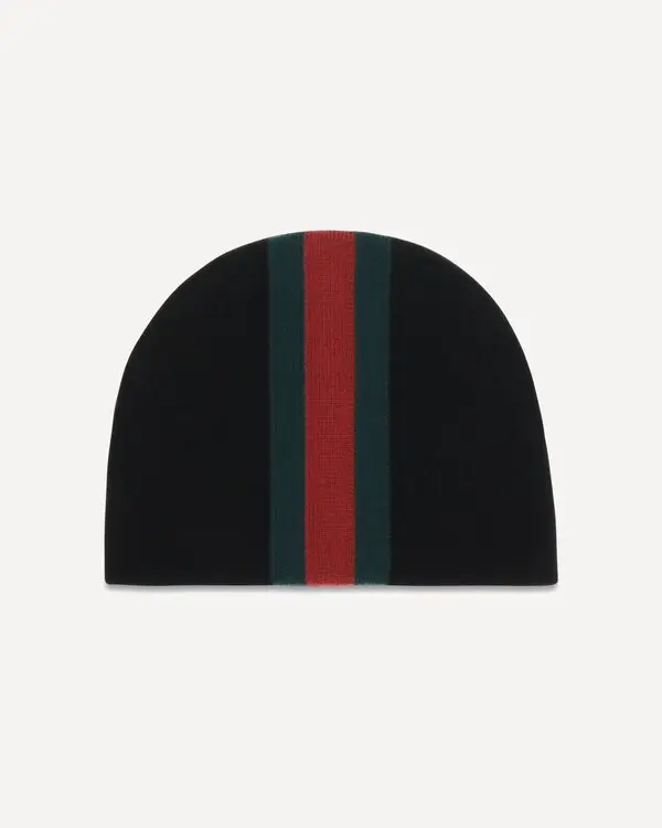 Gucci Web Tripe Beanie