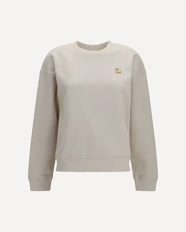 Maison Kitsuné Chiax Fox Comfort Crewneck Sweatshirt Femae