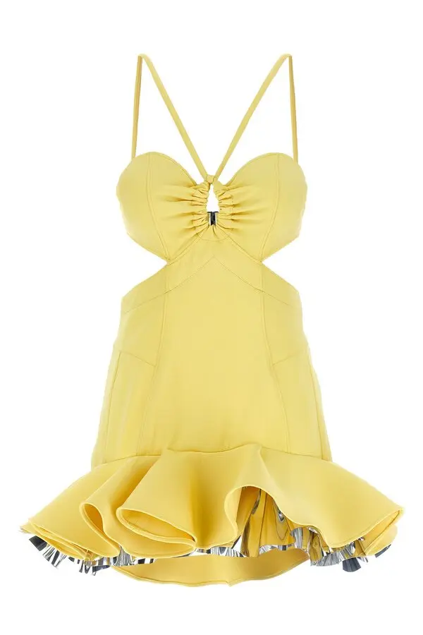 Rabanne Mini Dress - Yellow