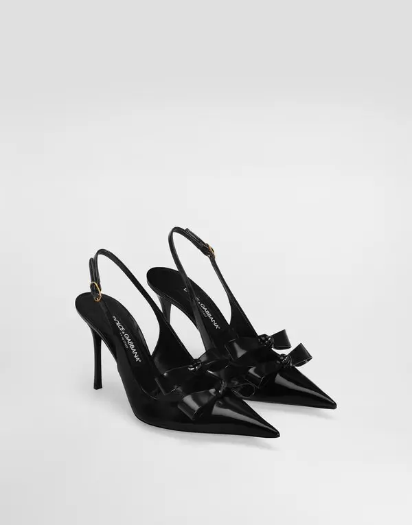 Dolce & Gabbana Calfskin Slingback - Black
