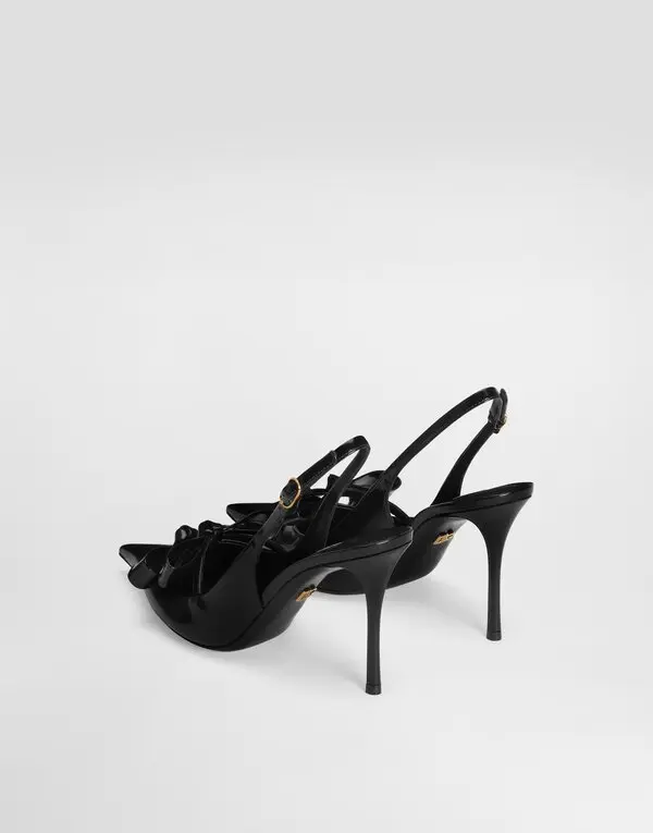 Dolce & Gabbana Calfskin Slingback - Black