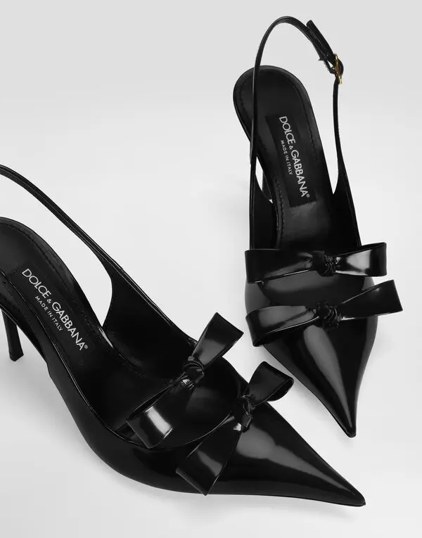 Dolce & Gabbana Calfskin Slingback - Black