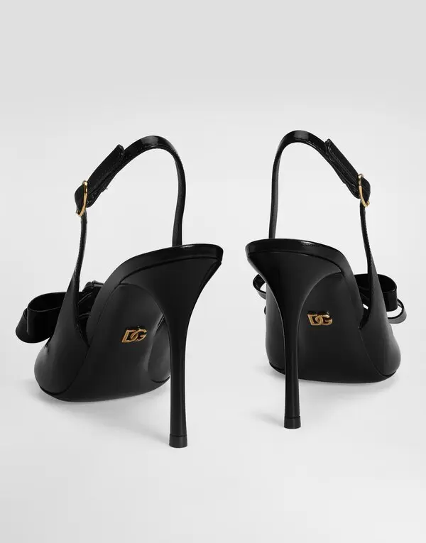 Dolce & Gabbana Calfskin Slingback - Black