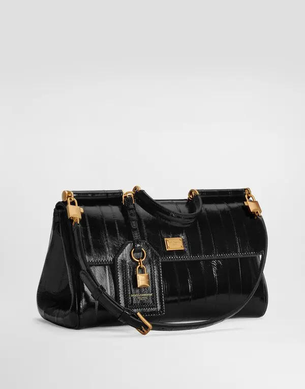 Dolce & Gabbana Medium My Sicily Eel Handbag