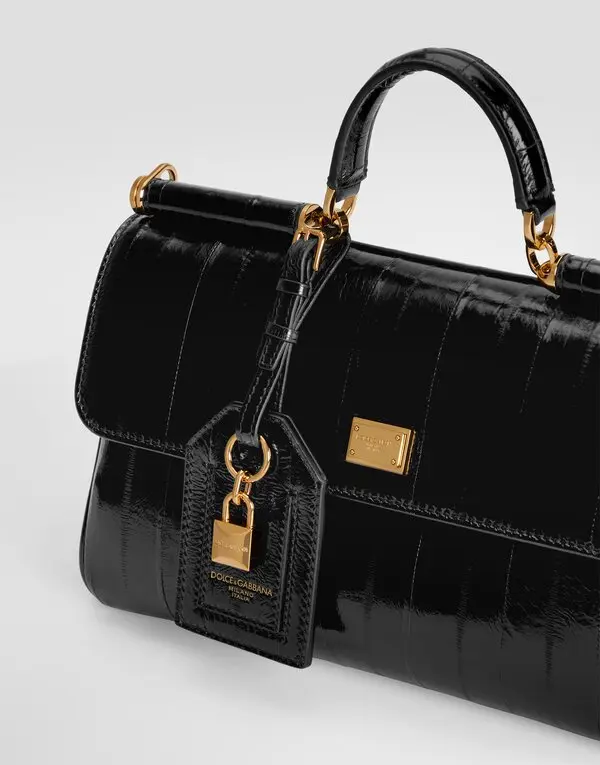 Dolce & Gabbana Medium My Sicily Eel Handbag