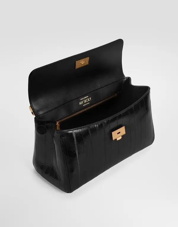 Dolce & Gabbana Medium My Sicily Eel Handbag