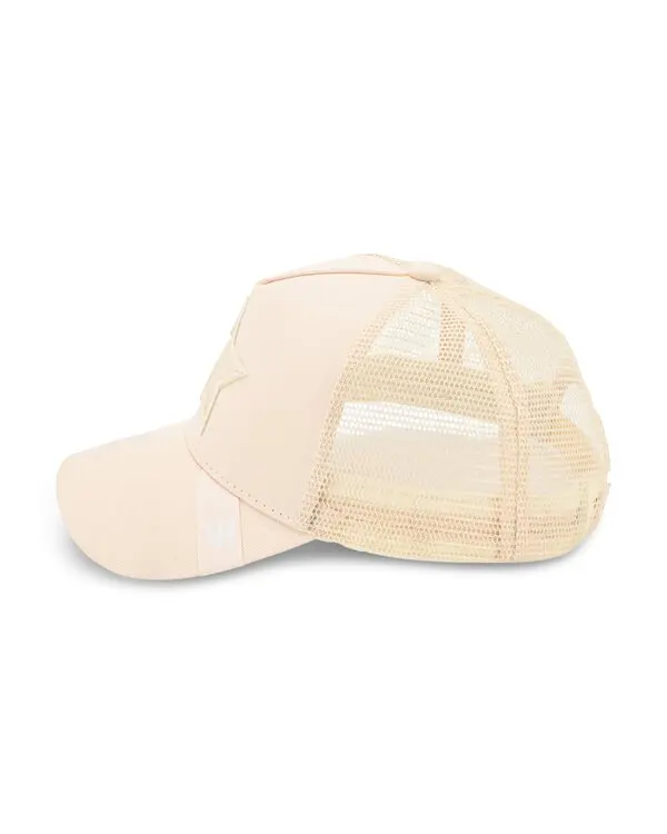 Vintage Havana Embroidered Star Trucker Hat - Bone