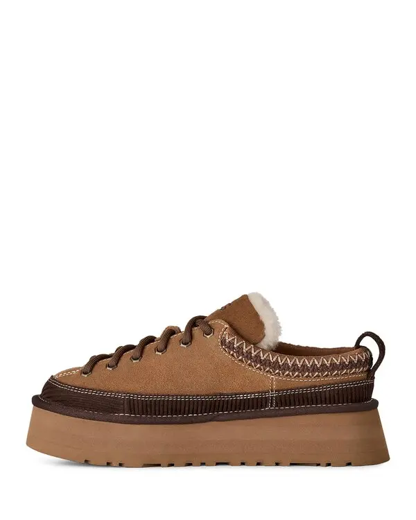 UGG Heritage Lace-up Shearling Lined Slippers
