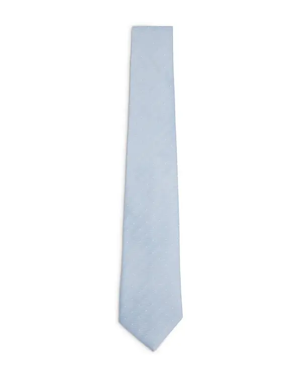 REISS Liam Textured Polka Dot Tie