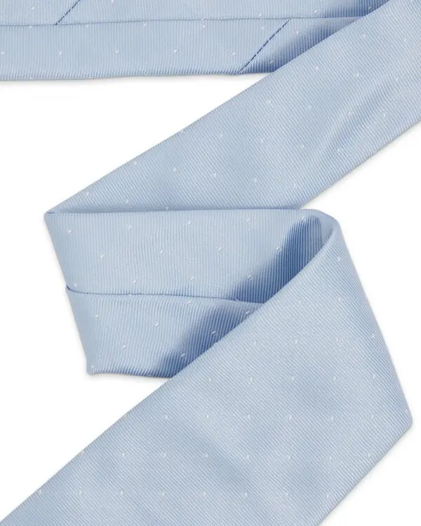 REISS Liam Textured Polka Dot Tie