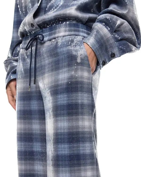 Pinko Primula Sequined Wide Leg Pants