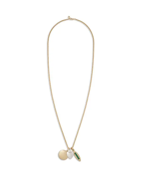 ROXANNE ASSOULIN The Token Triple Disc Long Pendant Necklace, 34