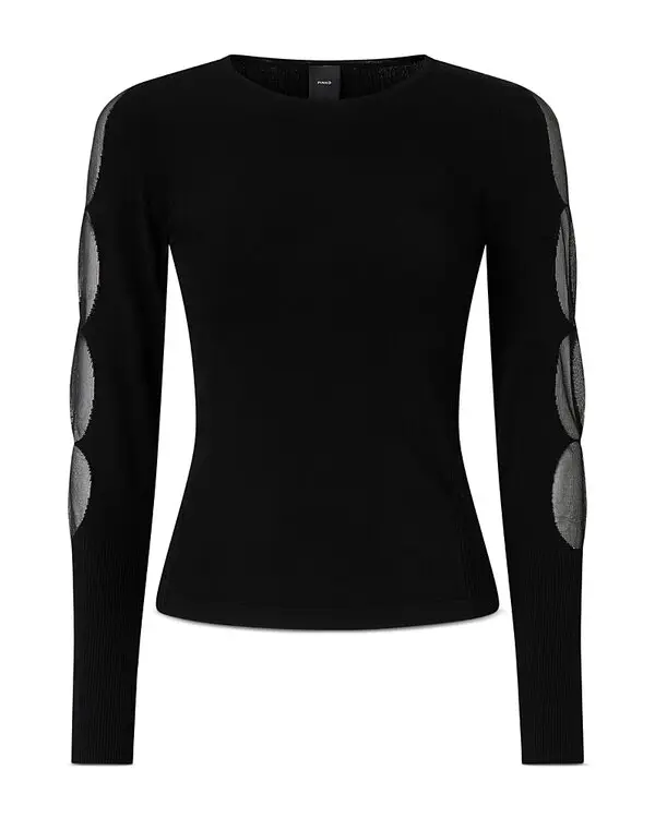 Pinko Antibes Sheer Detail Top