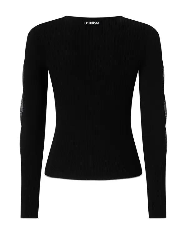 Pinko Antibes Sheer Detail Top