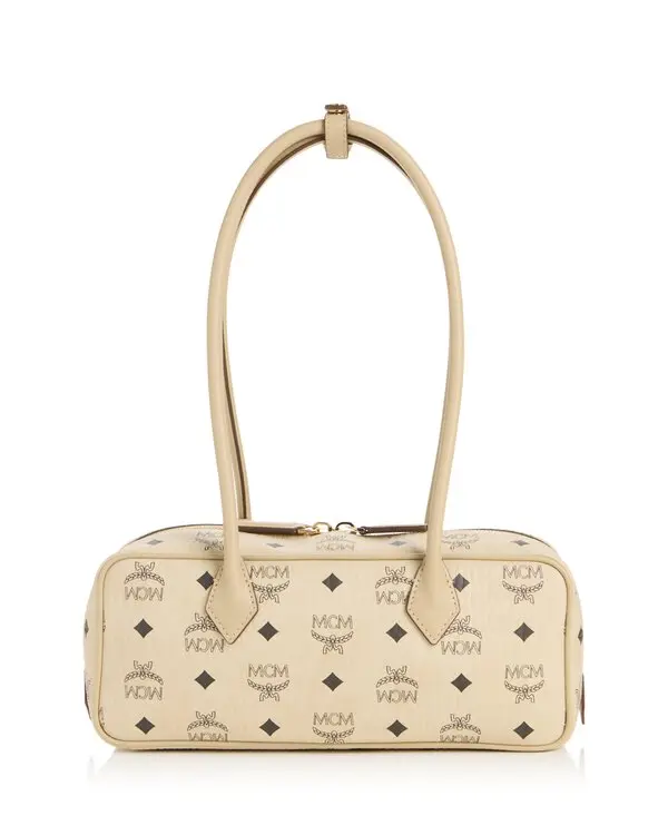 Mcm Aren Small Visetos East West Shoulder Bag