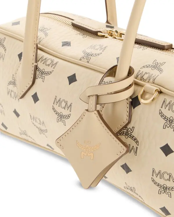 Mcm Aren Small Visetos East West Shoulder Bag