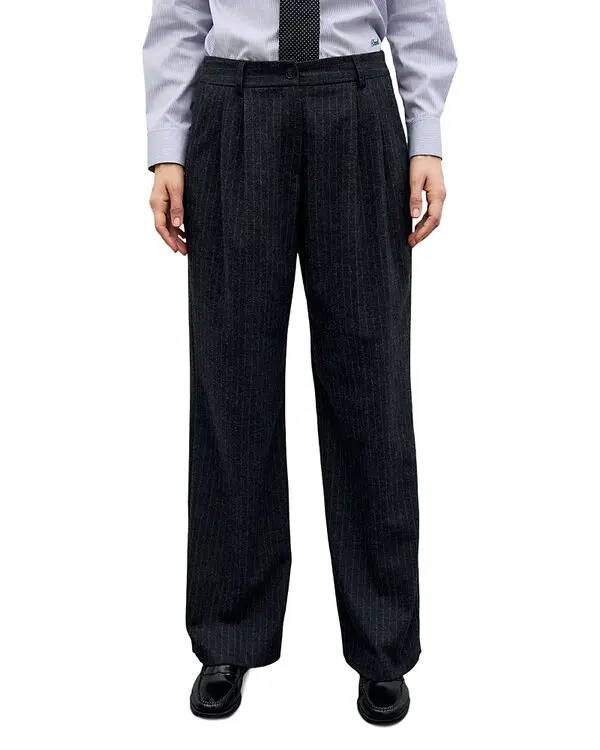 Gerard Darel Mini Pinstriped Pants