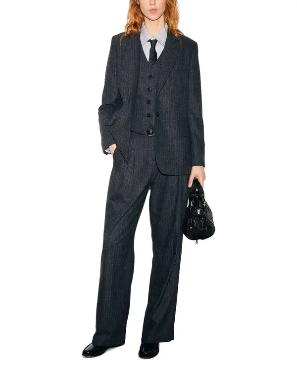 Gerard Darel Mini Pinstriped Pants