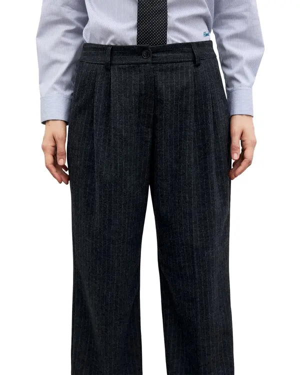 Gerard Darel Mini Pinstriped Pants