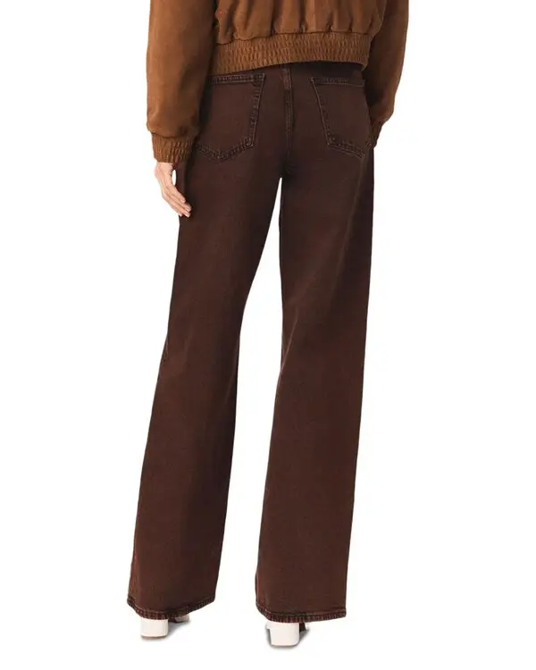 Maje Pantinbrown Mid Rise Bootcut Jeans