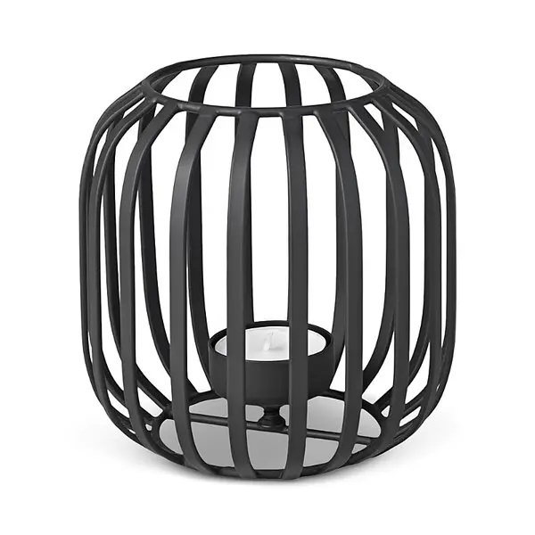 VILLEROY & BOCH Christmas Chic Hurricane Votive Cage - Black