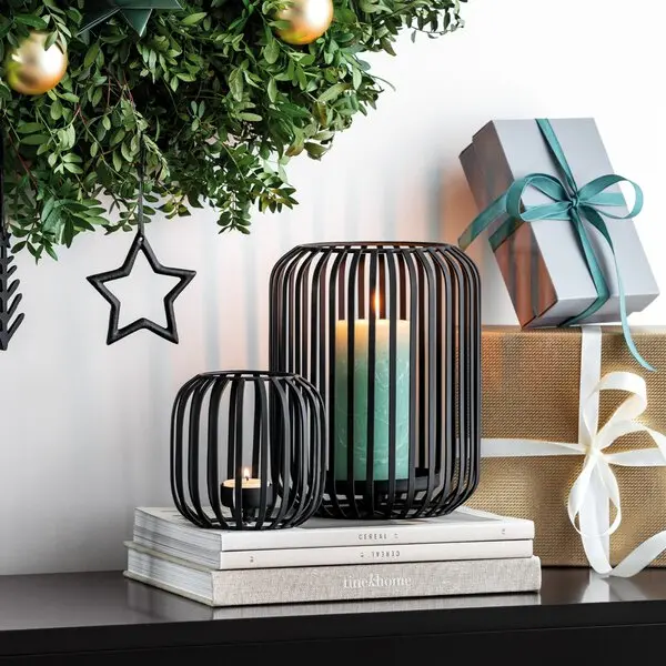 VILLEROY & BOCH Christmas Chic Hurricane Votive Cage