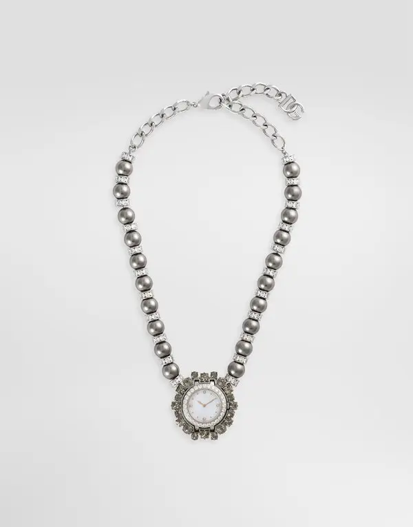 Dolce & Gabbana Watch Necklace - Silver