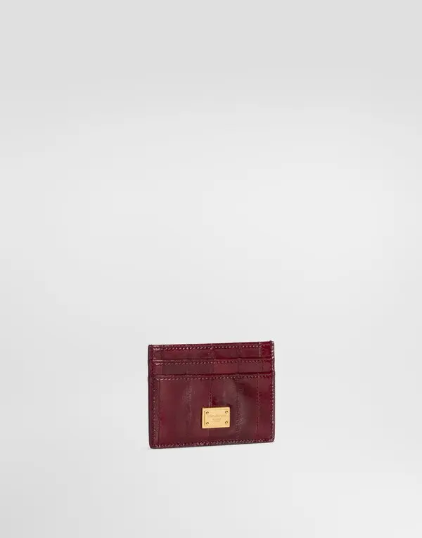 Dolce & Gabbana Eel Card Holder