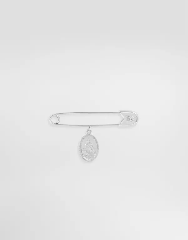 Dolce & Gabbana Safety Pin With Charm