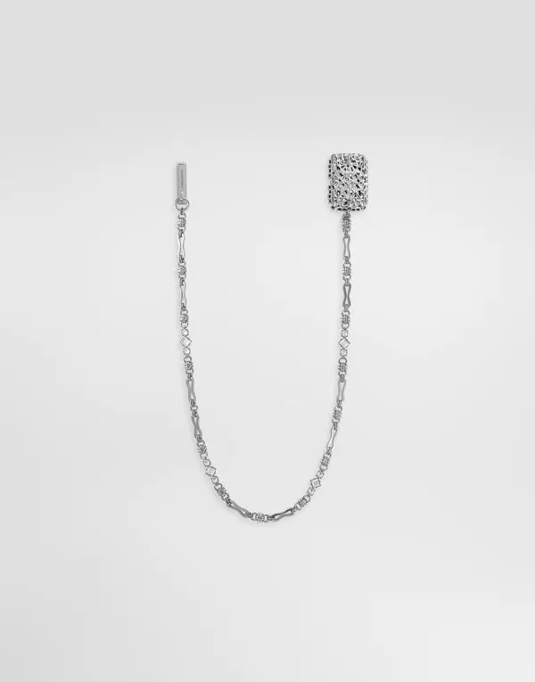Dolce & Gabbana Watch Brooch With Rhinestones